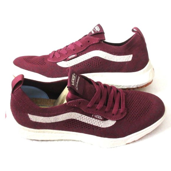 Vans | Shoes | Vans Mens Ultrarange Vr3 Port Red White Mesh Skate Trail ...